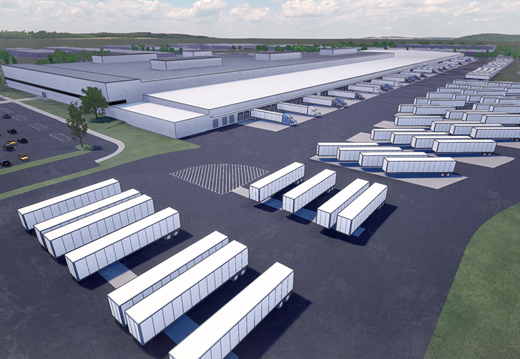 USPS Cincinnati NDC Expansion Truck Maneuvering | DLZ