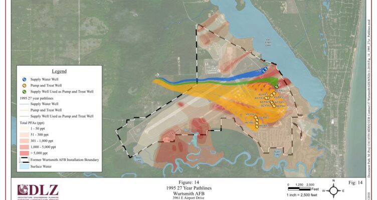 Drinking Water Wells PFAS Contamination, Wurtsmith AFB - DLZ